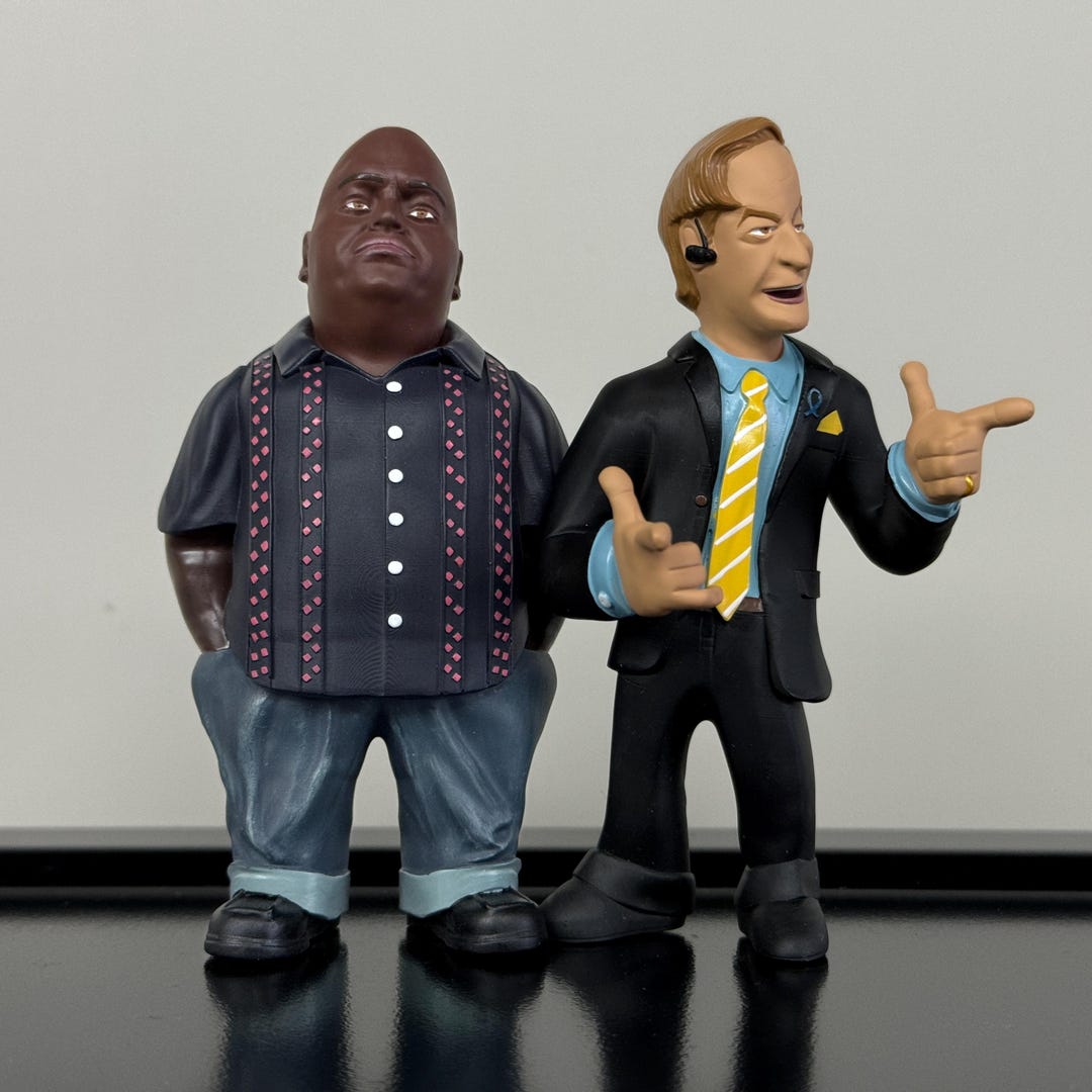 3.9 Inch Cartoon Style Breaking Bad Action Figures Saul Goodman and ...