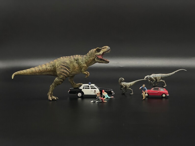 1/64 Scale Resin Model Jurassic Dinosaur Park Ranger Man Woman - Etsy