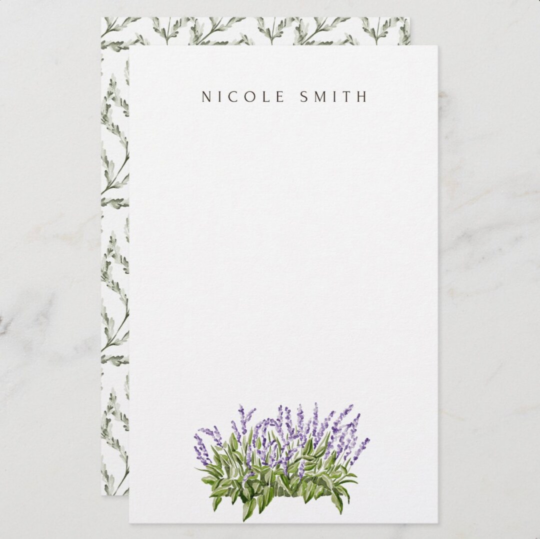 Personalized Stationery, Custom Stationery, Personalized Notecards ...