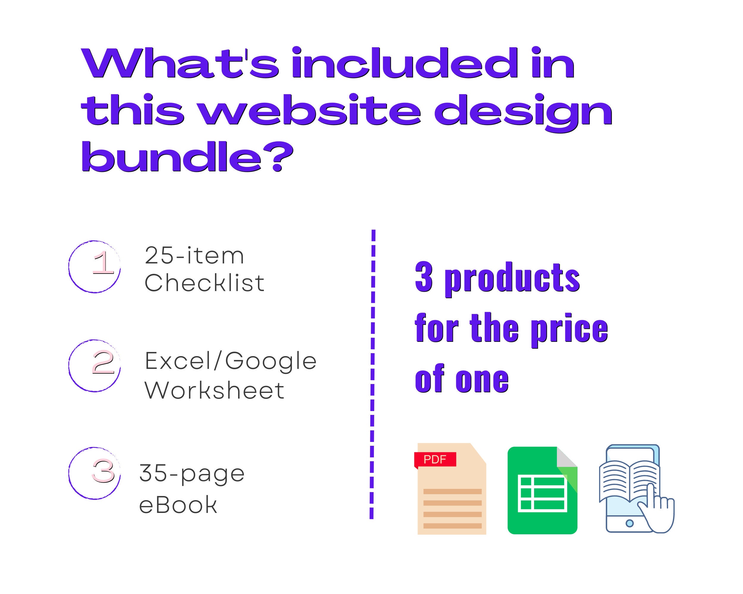 Ultimate Website Design Checklist, Web Design Ebook, Excel/google ...
