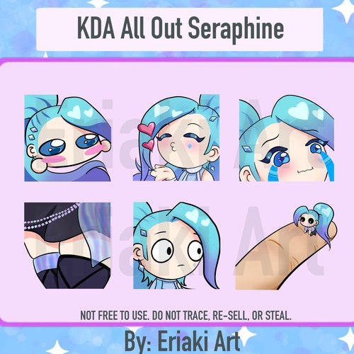 League of Legends Seraphine Twitch Emote Pack - Etsy Canada