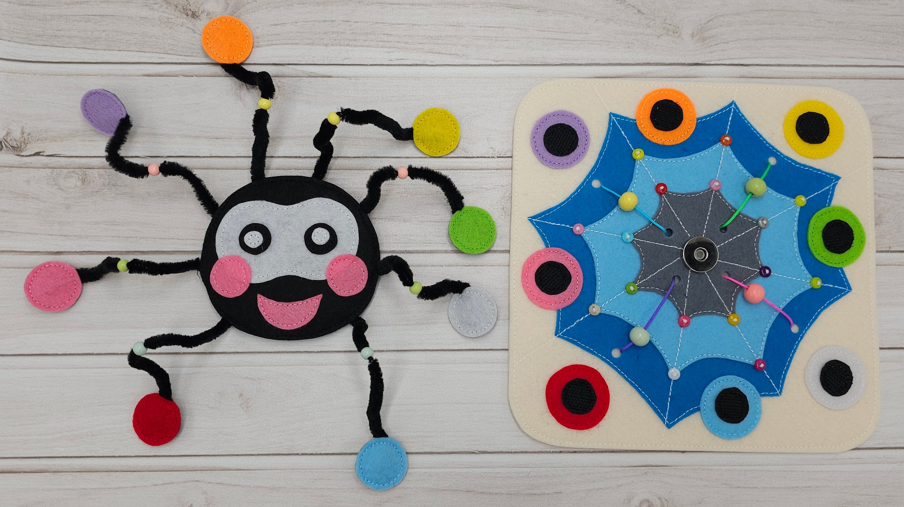 Spider Quiet Book Pattern: DIY Felt Sensory Book (PDF & SVG) - Etsy