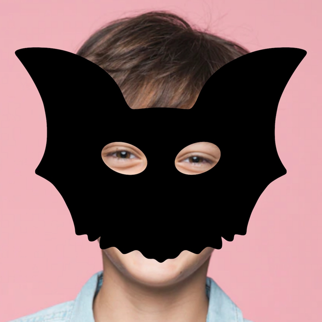 Printable Batman Mask Template Paper Party Mask - Etsy