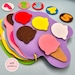 Ice Cream Quiet Book Pattern, Felt Ice Cream Counting Activity, Busy ...