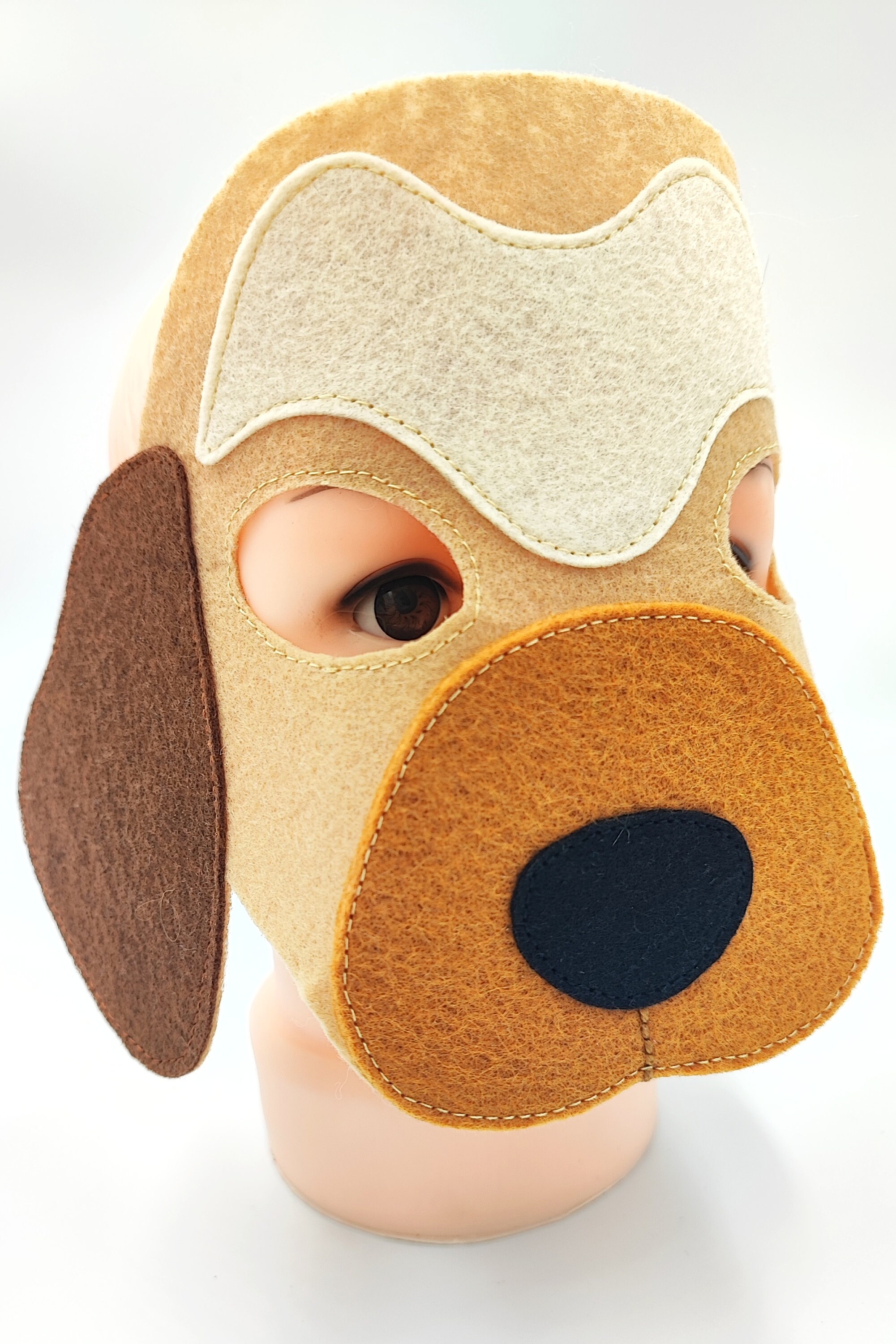 Dog Mask for Kids Pattern PDF & Instruction DIY Halloween or - Etsy