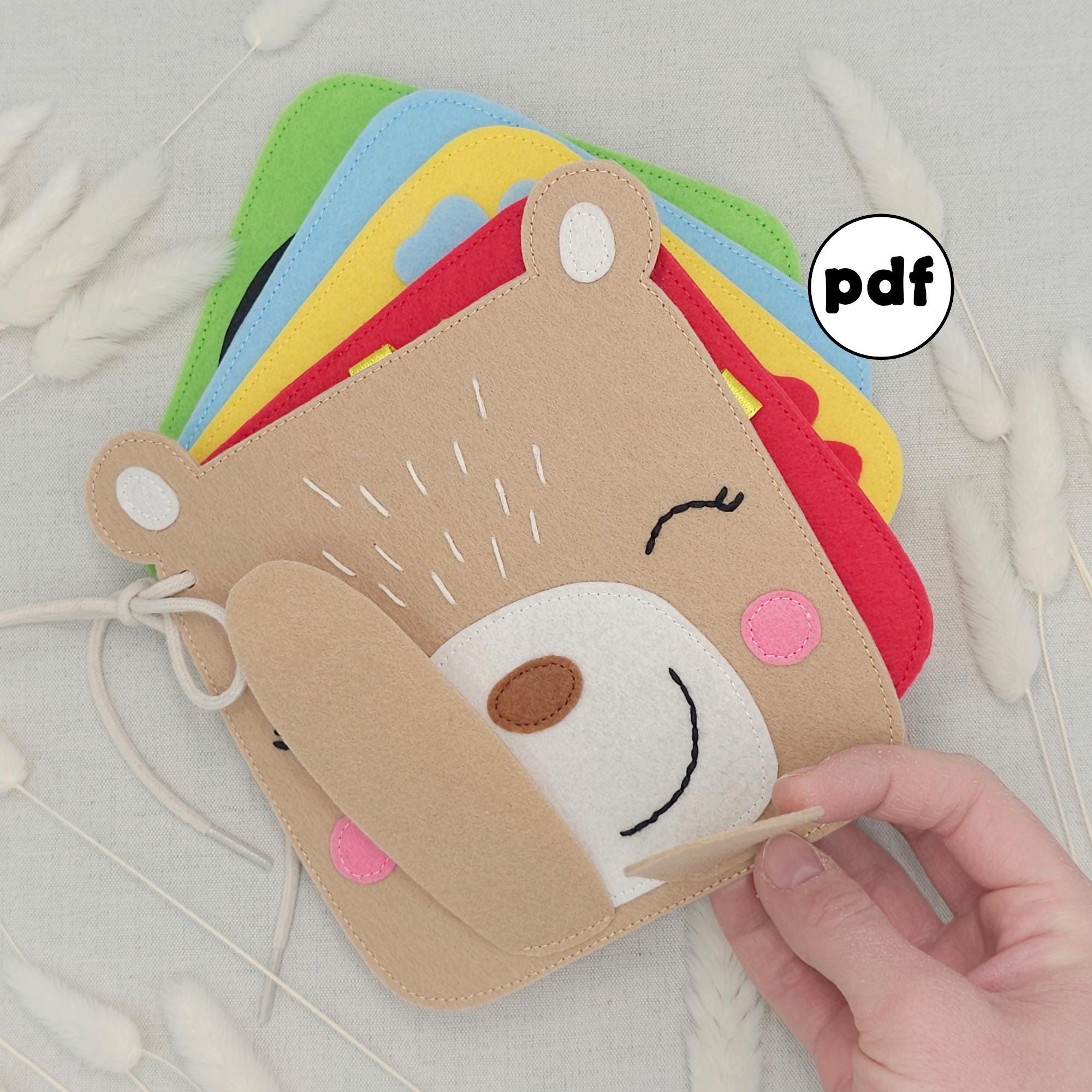 Easy Felt Quiet Book PDF Pattern, Toddler Busy Book for Beginners ...