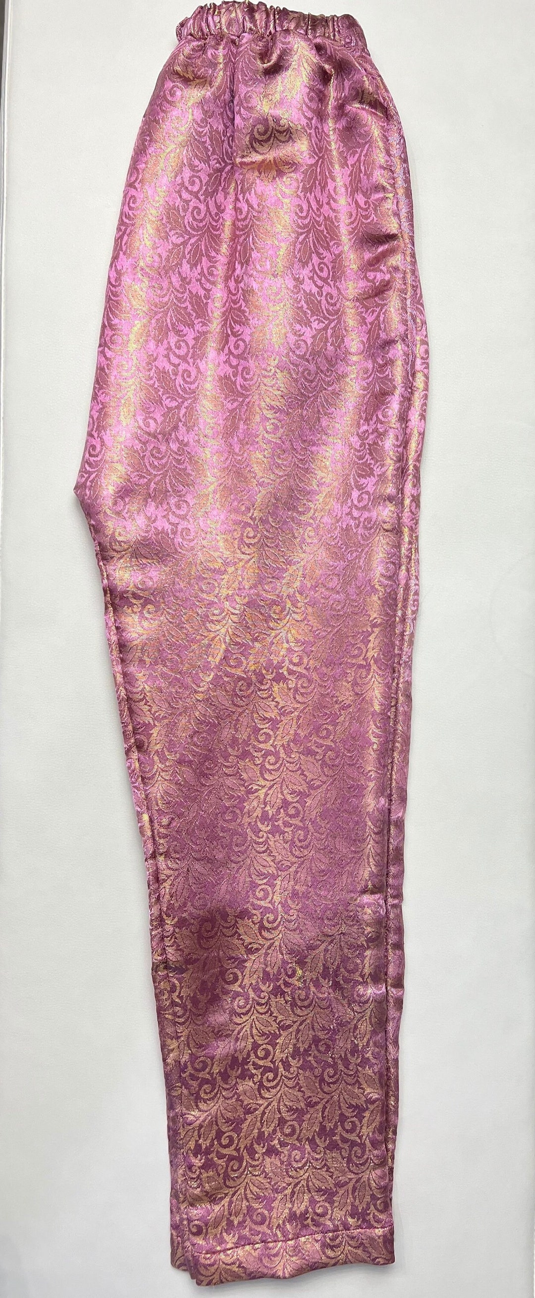 Jamawar Mauve and Gold Trouser Pants - Etsy
