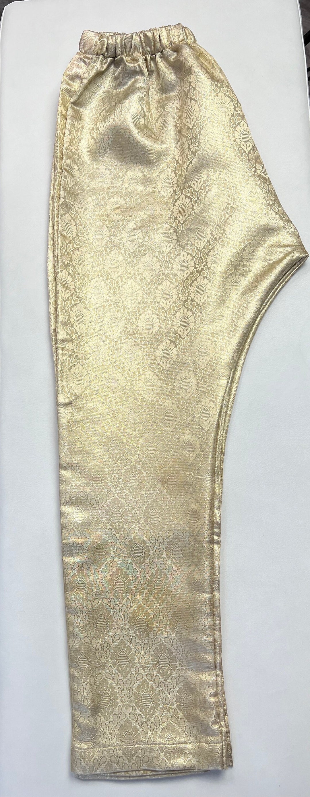 Jamawar Antique Gold Trouser Pants - Etsy