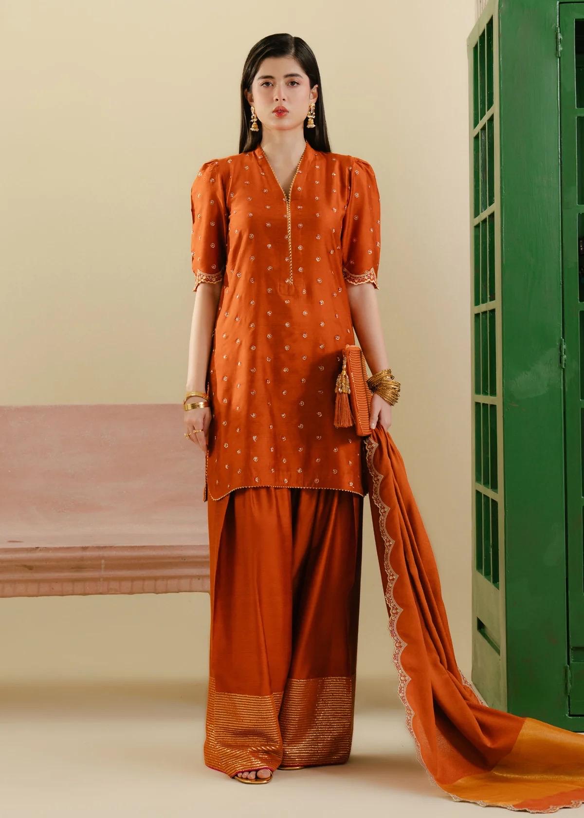 3pc Lajwanti Farshi Shalwar Suit Pakistani Indian Bangladeshi Desi ...
