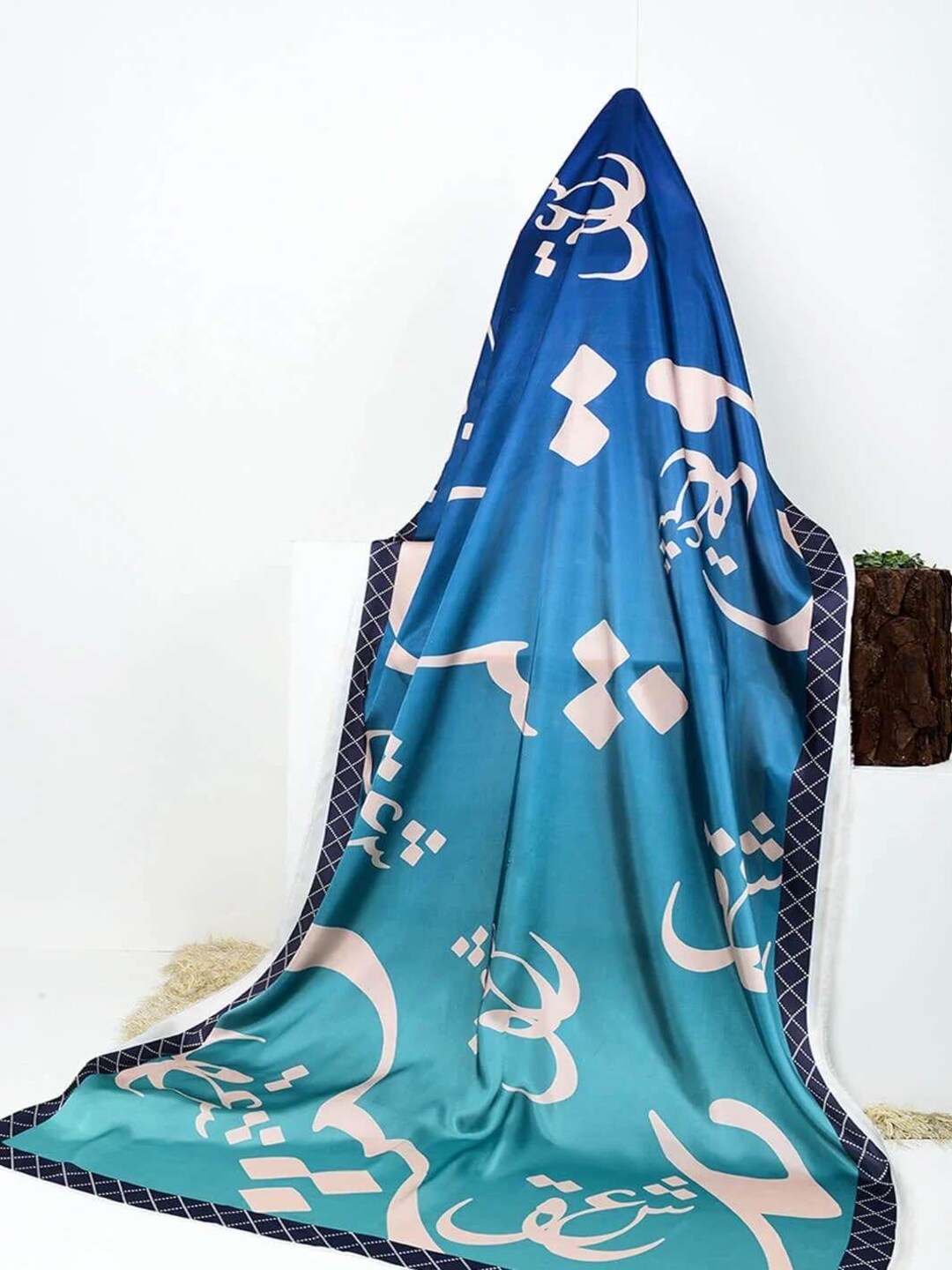 Urdu Calligraphy Silk Dupatta - Etsy