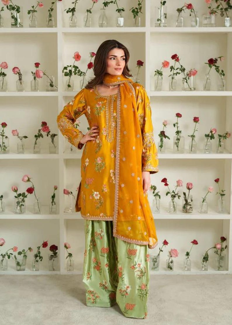 Farshi Shalwar Suit Pakistani Indian Bangladeshi Punjabi Desi Eastern ...