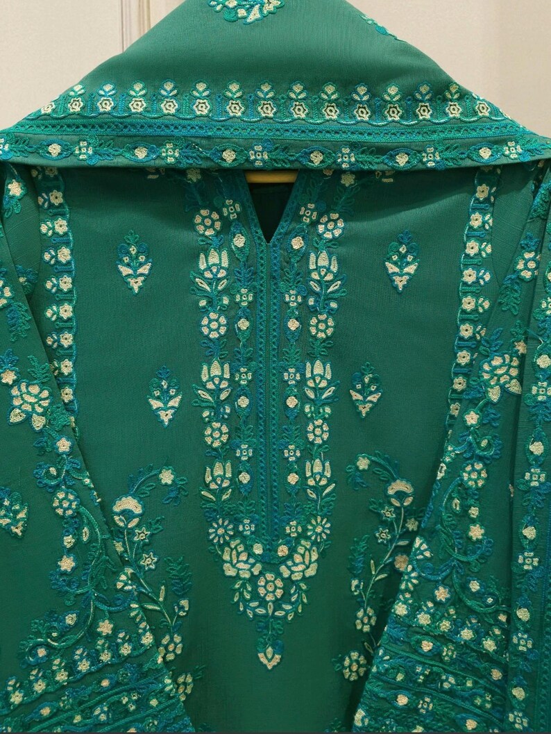 3pc Aghanoor Winter Shalwar Kameez Khaddar Suit Pakistani Indian ...