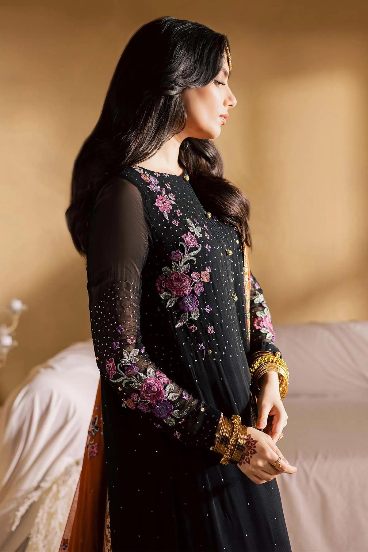Nureh Pakistani 3pc Designer Chiffon Mukesh Suit | Desi Indian ...