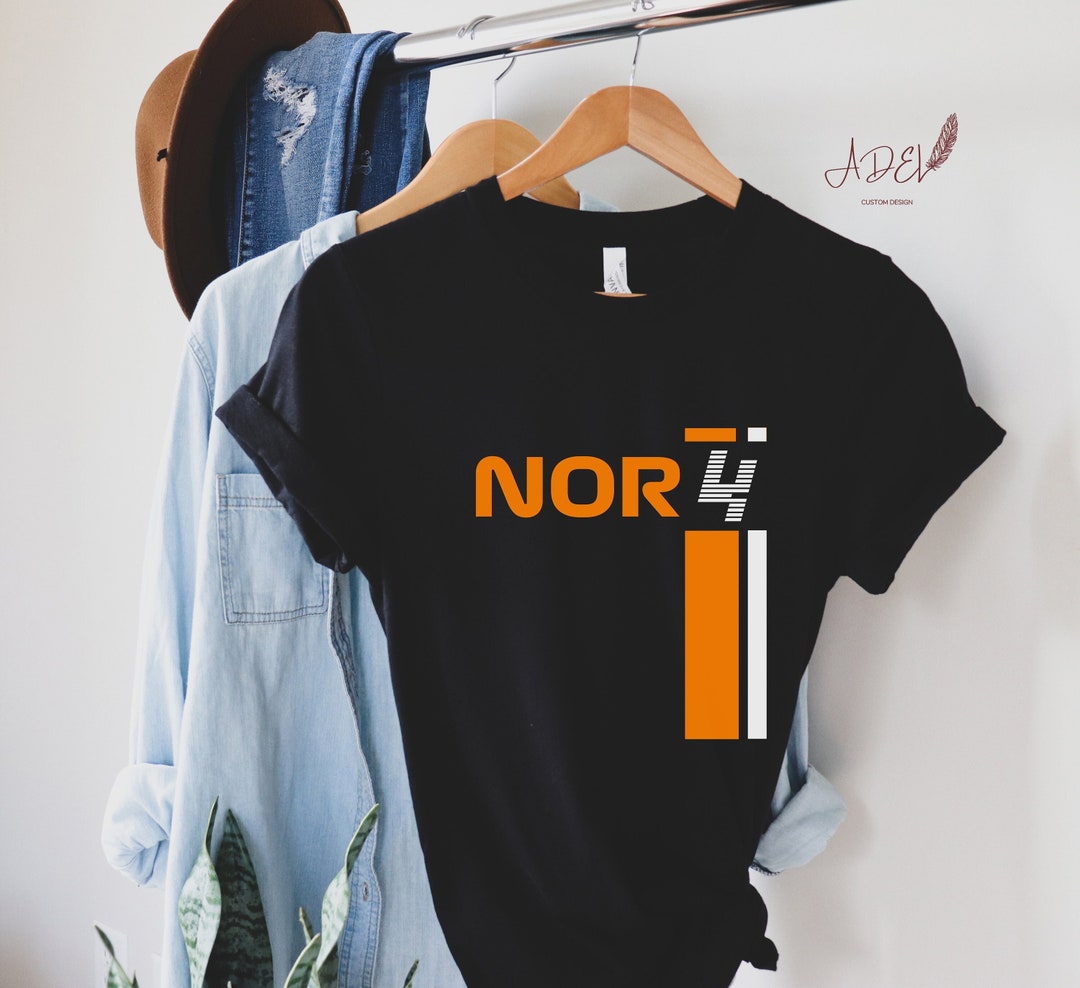 Lando Norris F1 Fan Shirt ,mclaren Logo Shirt, Mclaren Team Formula 1 ...