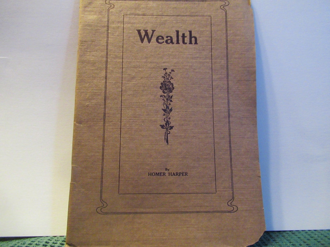Wealth A Poem by Homer Harper - Etsy Canada