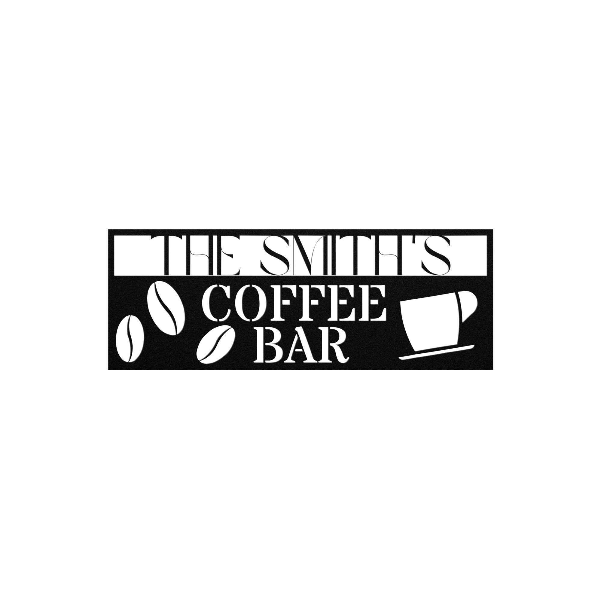 Custom Coffee Sign, Coffee Bar Sign, Metal Coffee Sign, Coffee Shop ...