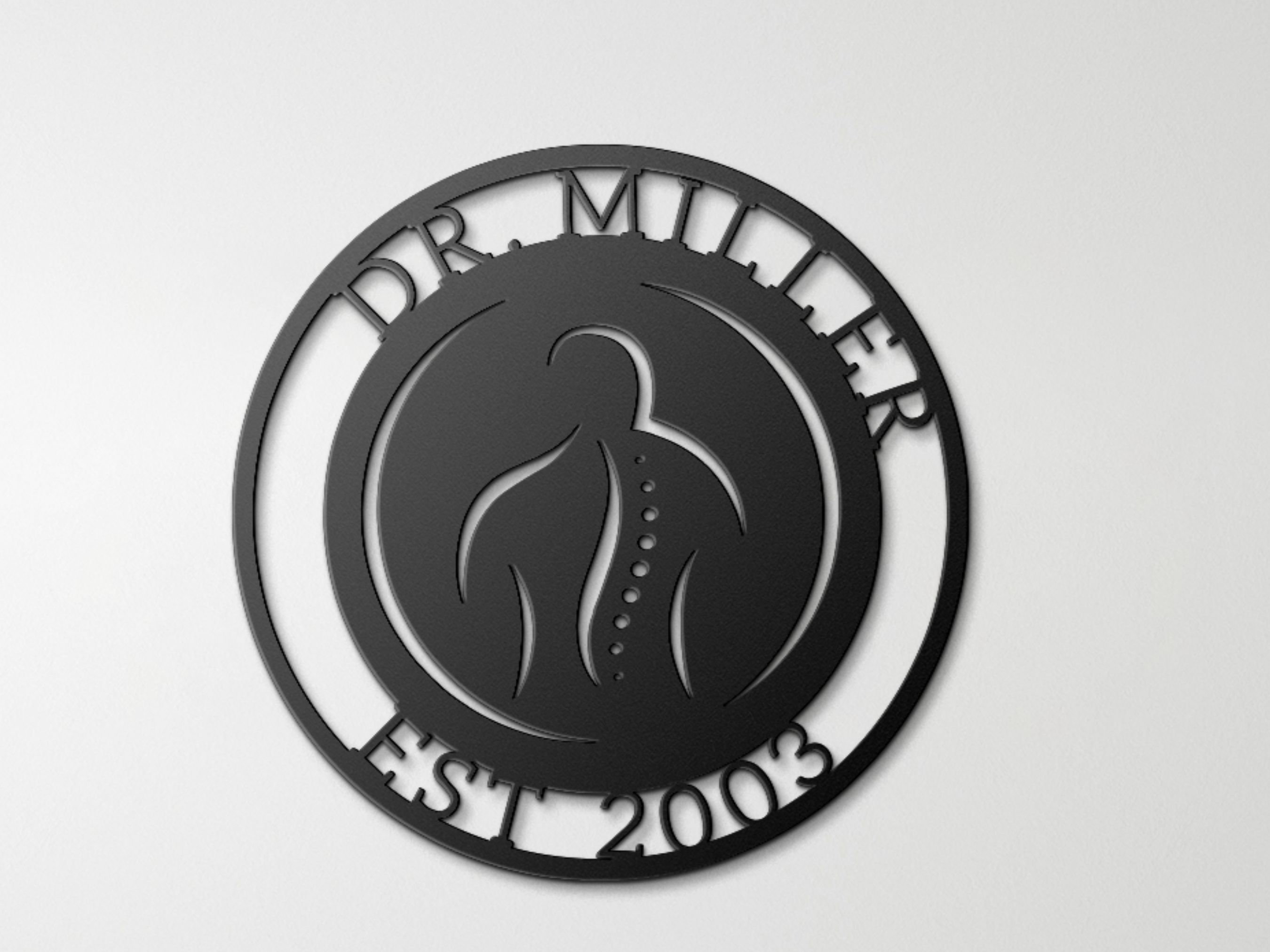 Custom Metal Outdoor Chiropractic Sign, Chiropractor Gift, Chiropractor ...