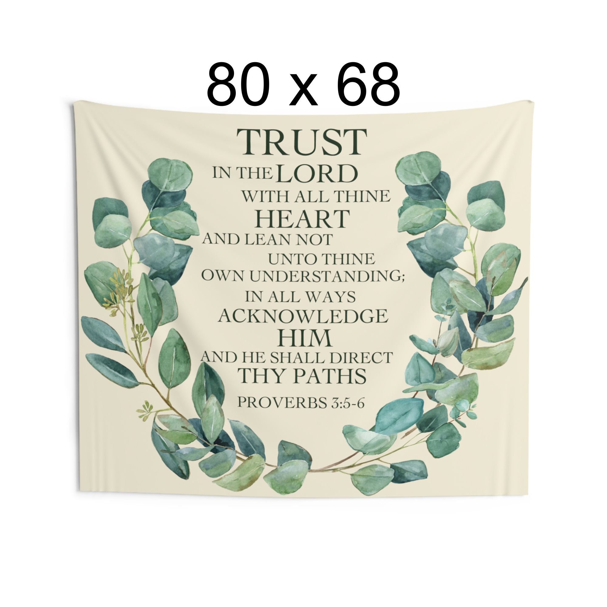 Christian Tapestry Christian Bible Art, Bible Verse Tapestry, Christian ...