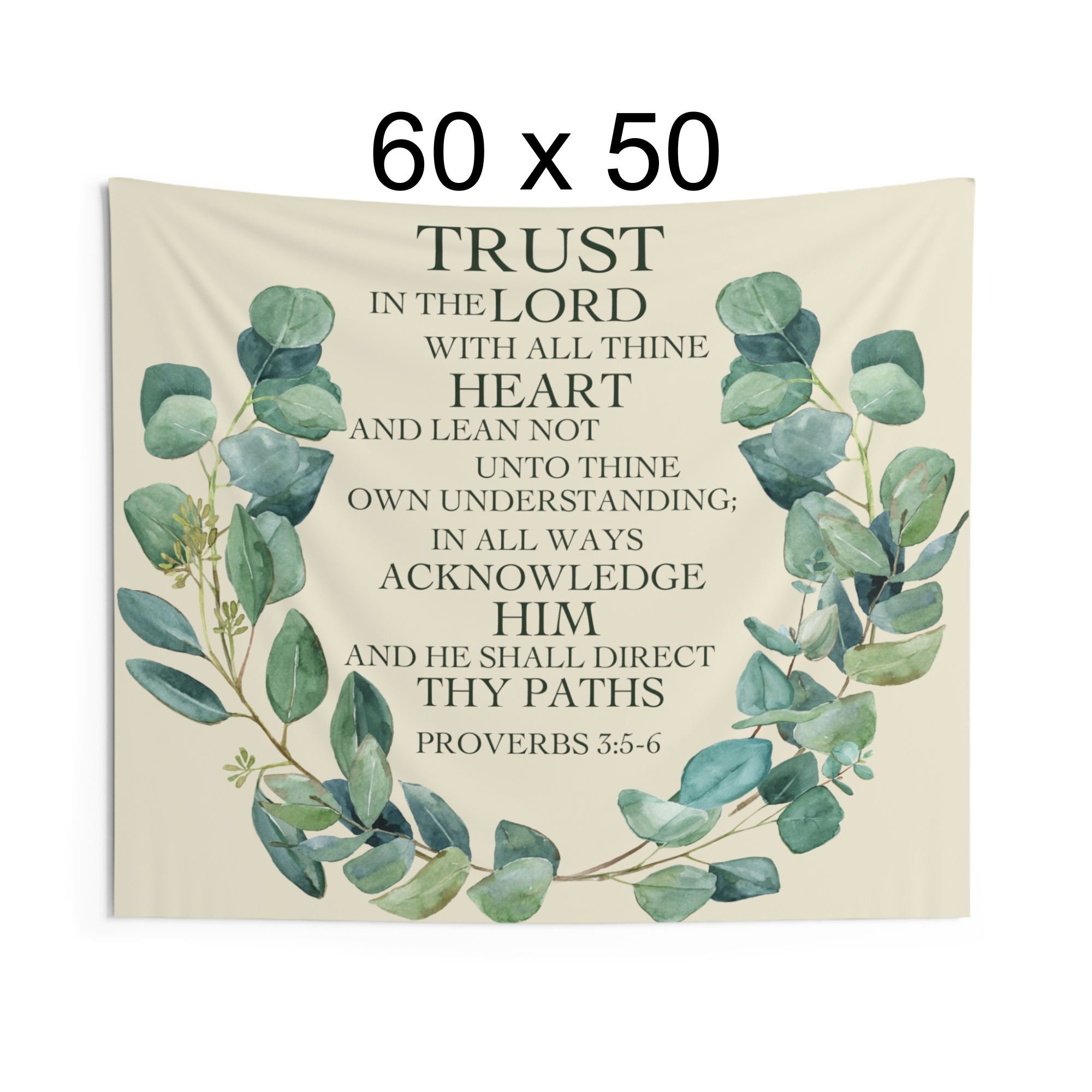 Christian Tapestry Christian Bible Art Bible Verse Tapestry - Etsy