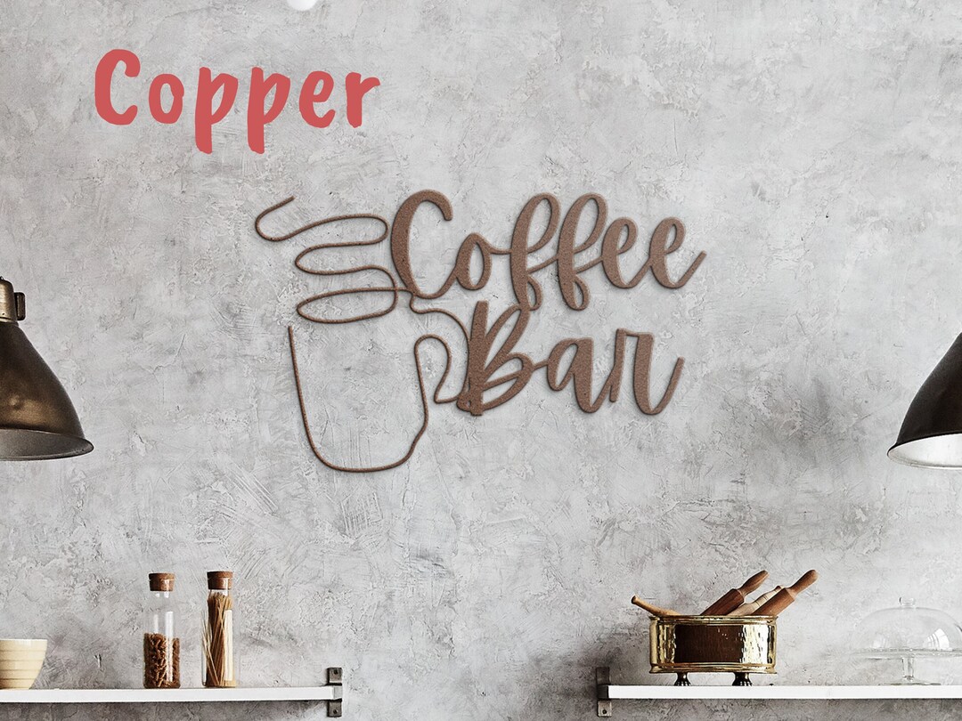 Coffee Sign Metal - Metal Coffee Bar Sign, Coffee Shop Sign, Coffee Bar ...