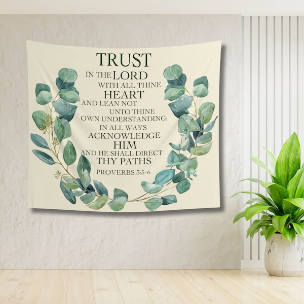 Christian Tapestry - Etsy