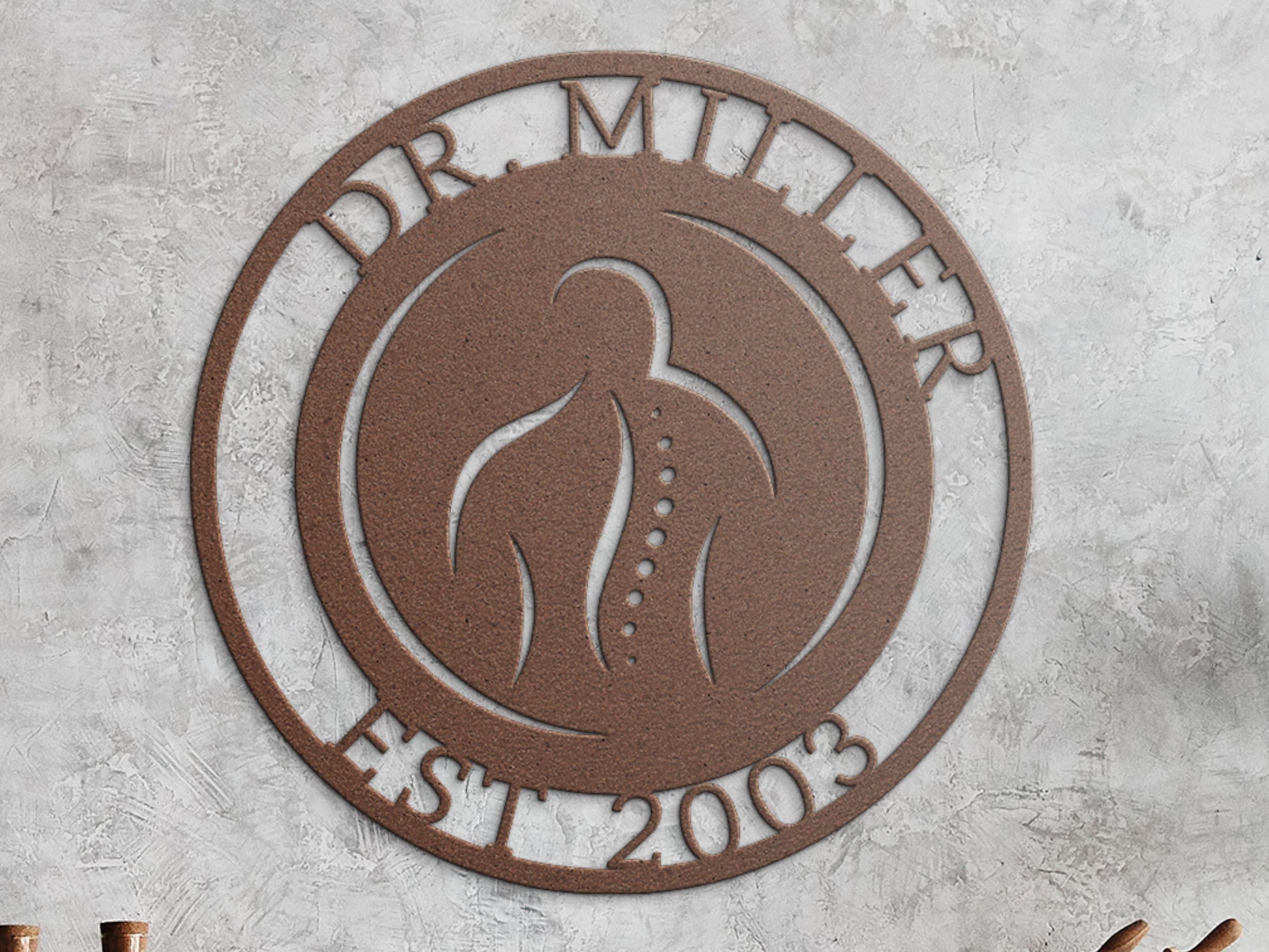 Custom Metal Outdoor Chiropractic Sign, Chiropractor Gift, Chiropractor ...