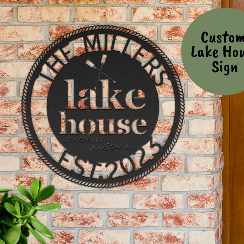 Lake House Sign - Etsy