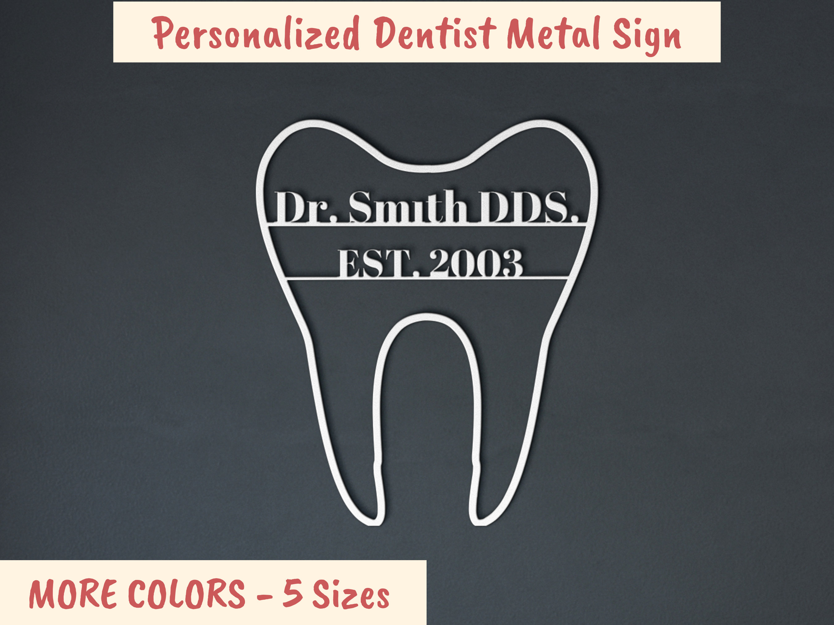 DENTIST SIGN Dental Office Sign Personalized Dental Office - Etsy