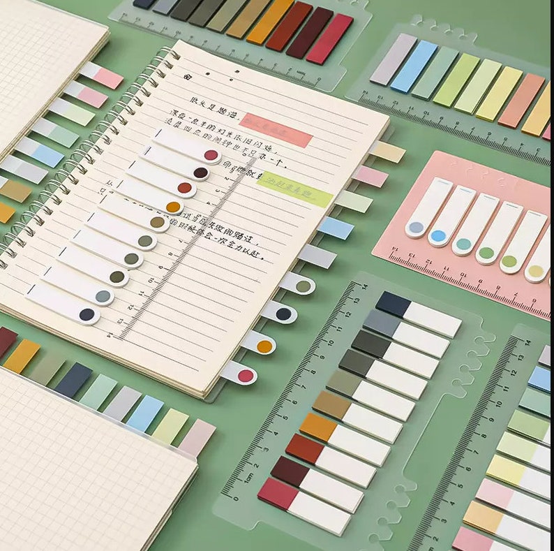 Multi-tool Sticky Tabs With Ruler Annotating Tab Journal - Etsy