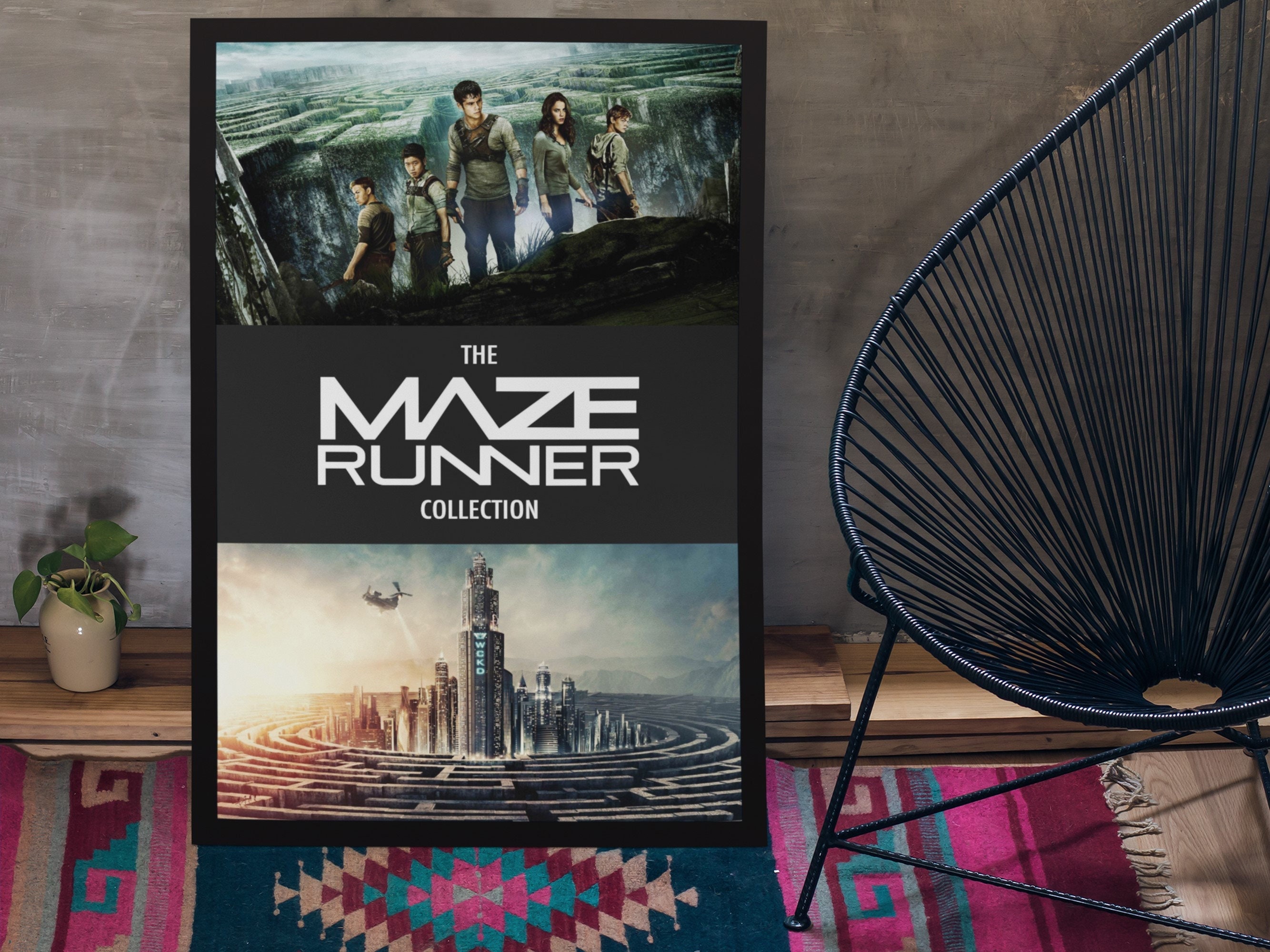EU330 THE MAZE RUNNER Poster Vintage Retro Art Wall Art - Etsy
