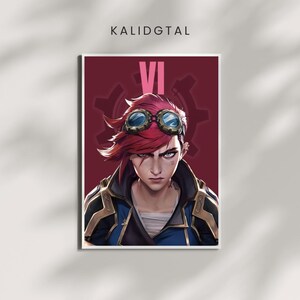 Arcane League of Legends Posters, Fan Merchandise, Instant ...