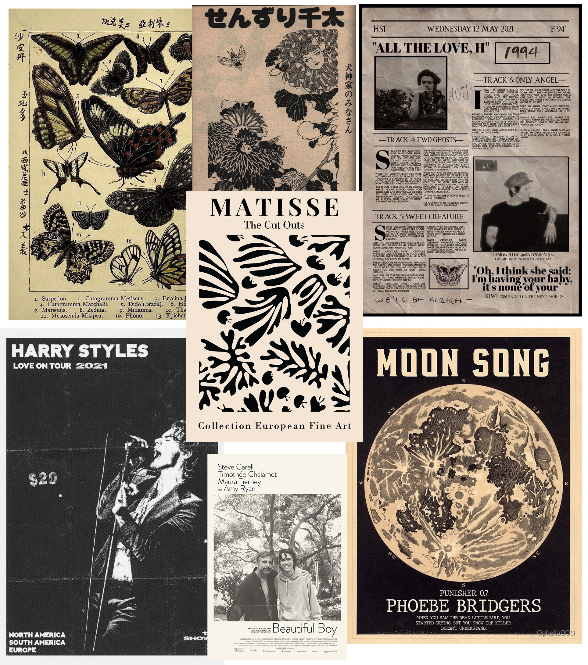 Grunge Posters Fairycore Wall Collage Dark Academia Aesthetic Wall ...