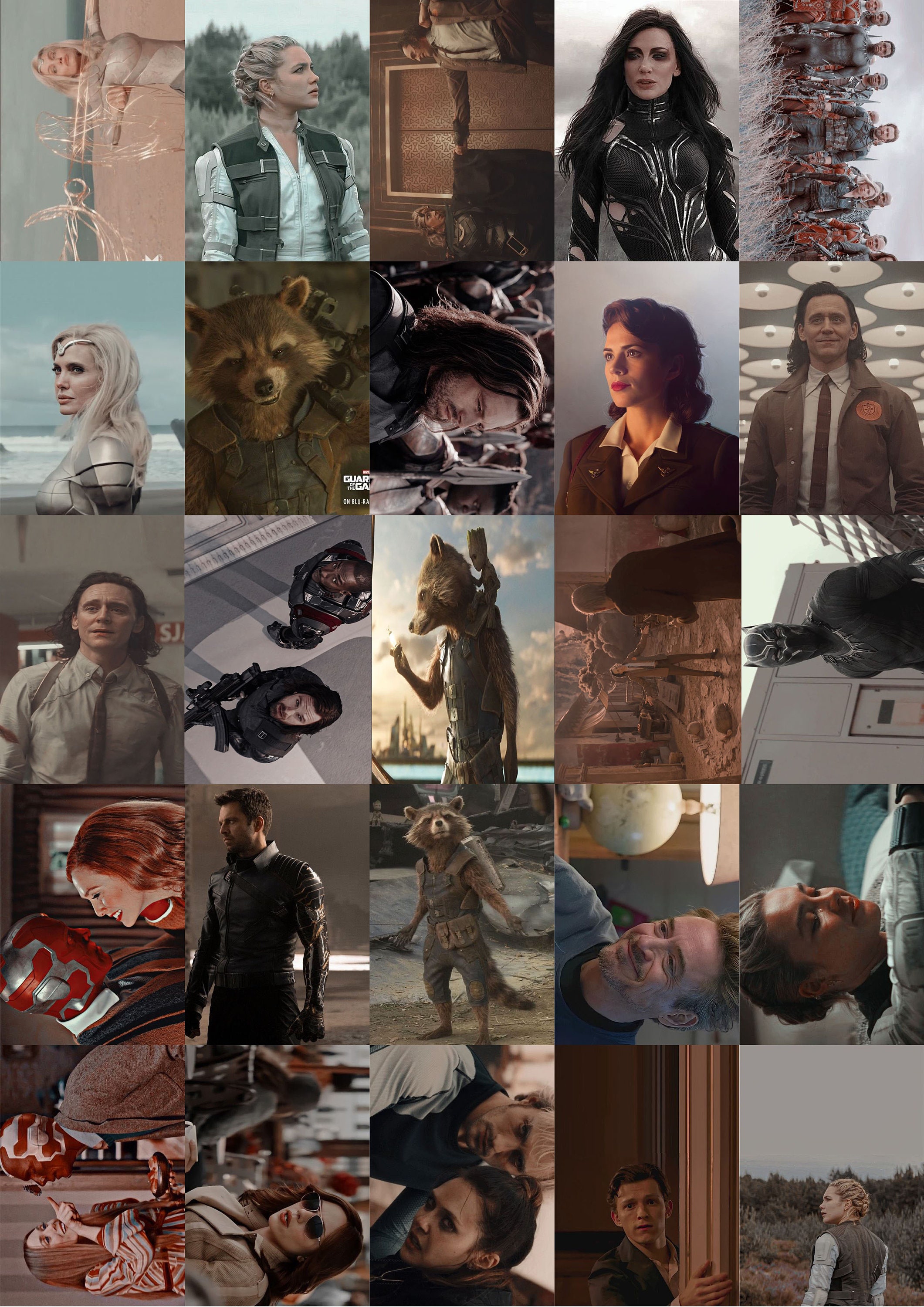 Marvel HIGH RESOLUTION Collage Kit Marvel Rainbow Aesthetic Wall ...