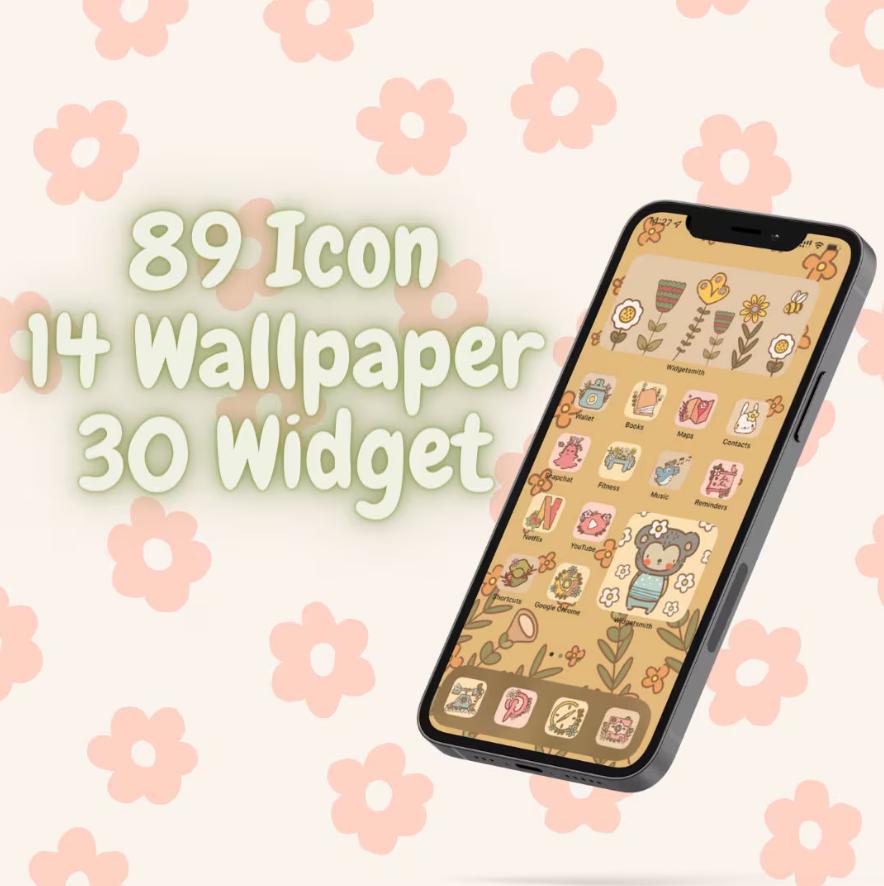 Cottagecore App Icon Pack IOS 14 Icon Pack Aesthetic App Icons Cottagecore Aesthetic App Icons ...