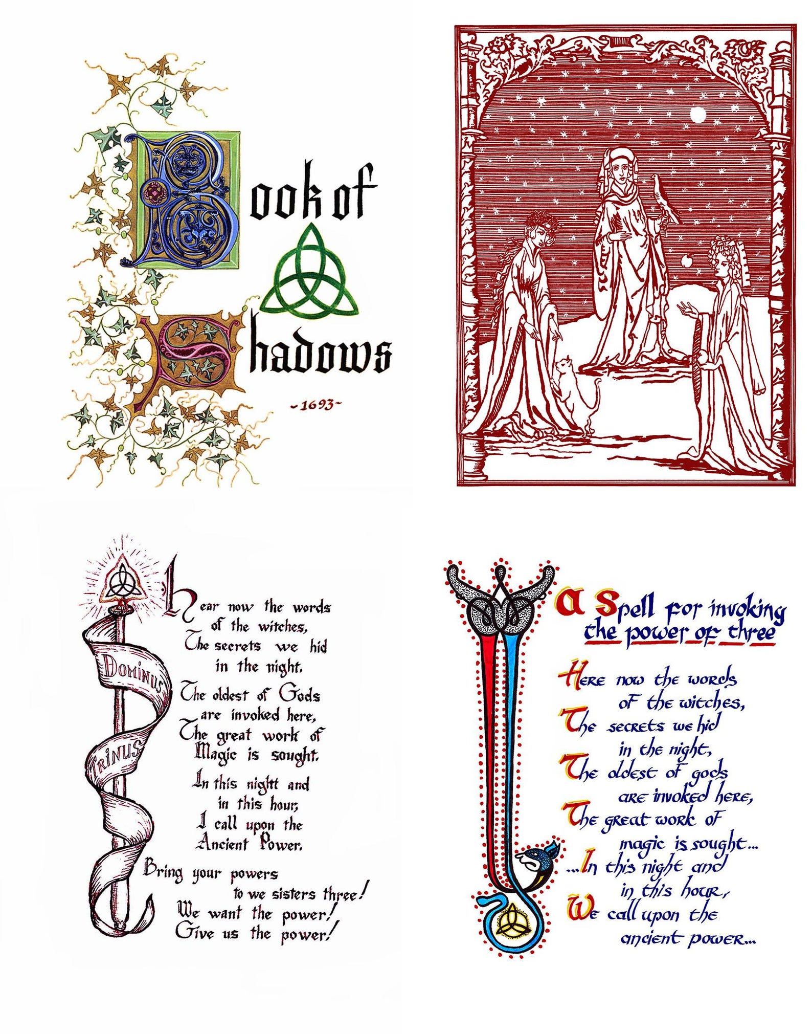 CHARMED BOOK of SHADOWS Pages,book of Shadows,printable Grimoire,wiccan ...