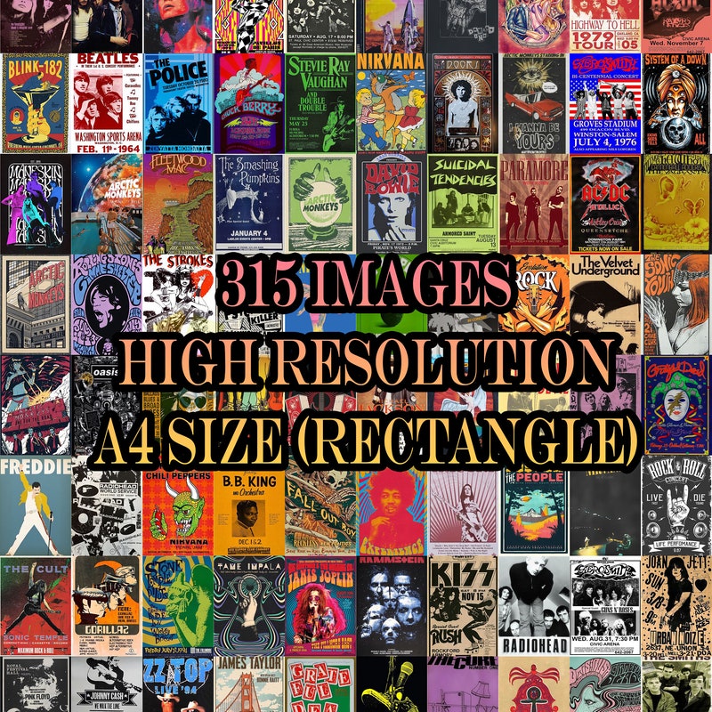 Concert Posters - Etsy