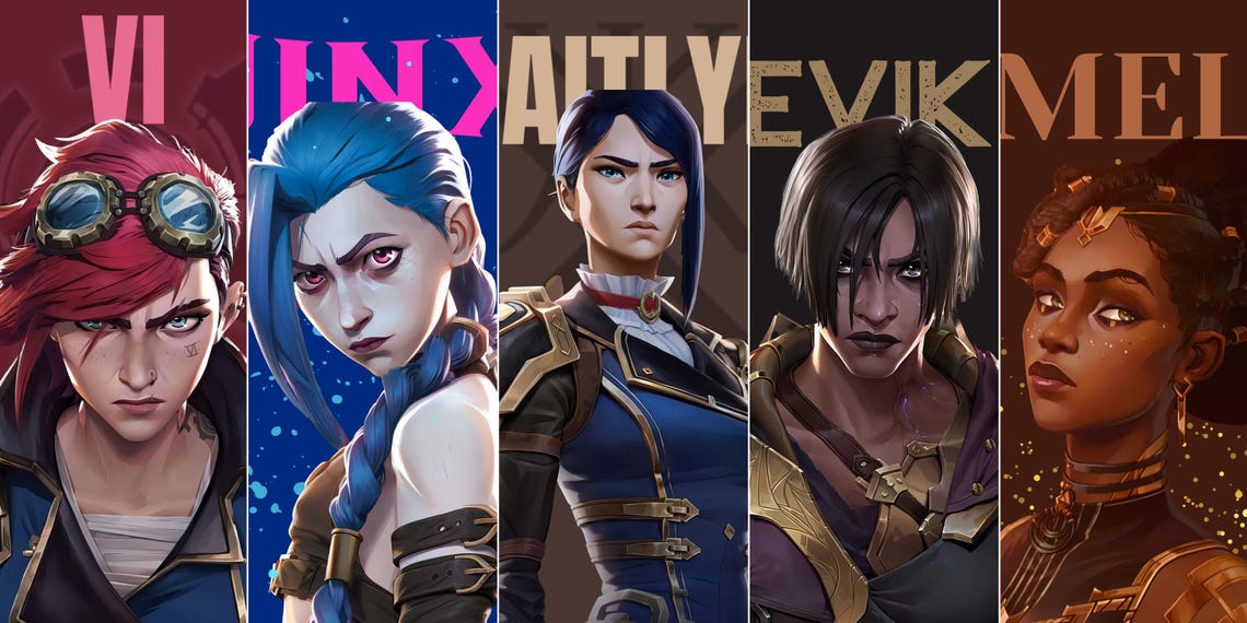 Arcane League of Legends Posters, Fan Merchandise, Instant ...