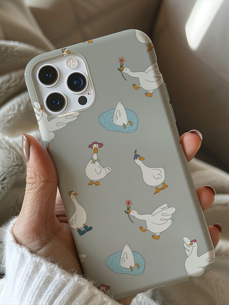 Silly Goose Seamless Repeating Pattern - Geese, Ducks, Digital Download ...