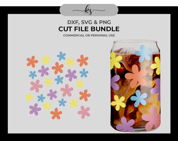 FLOWER PATTERN Svg Cut File for Cricut or Silhouette - Etsy