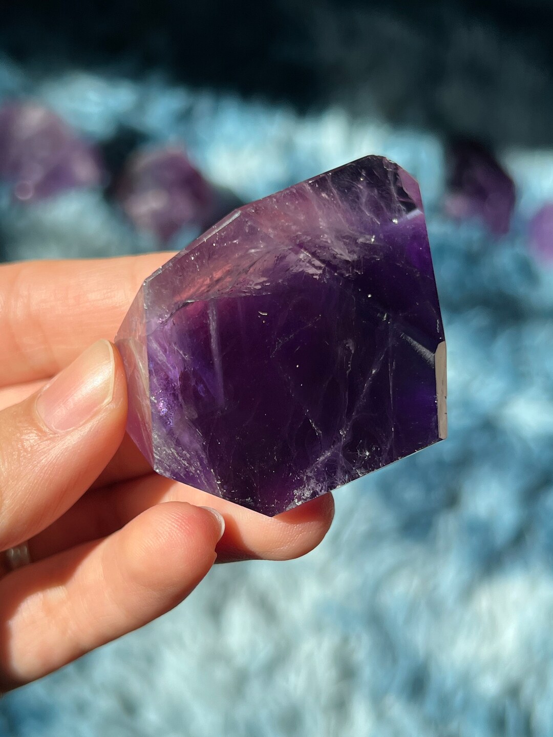 Amethyst Geo Freeform - Etsy