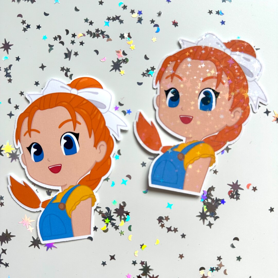 Ann Vinyl Sticker Holographic / Matte Harvest Moon - Etsy