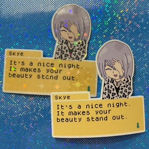 Skye Vinyl Sticker - Holographic / Matte - Harvest Moon DS Cute - Etsy