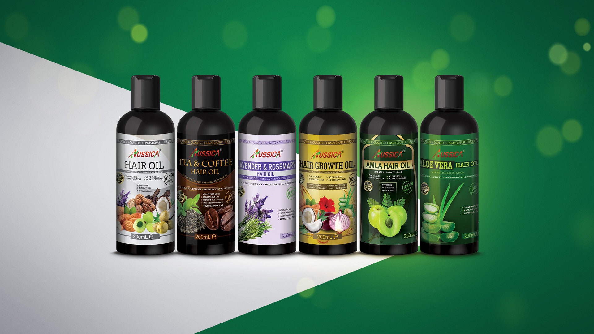 Lavender & Rosemary Hair Oil Natural Hair Elixir for Hair, Hair Growth ...