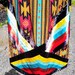 Native American Ribbon Skirt Ribbons Wrap Her Tribal Brown Ribbon Skirt ...