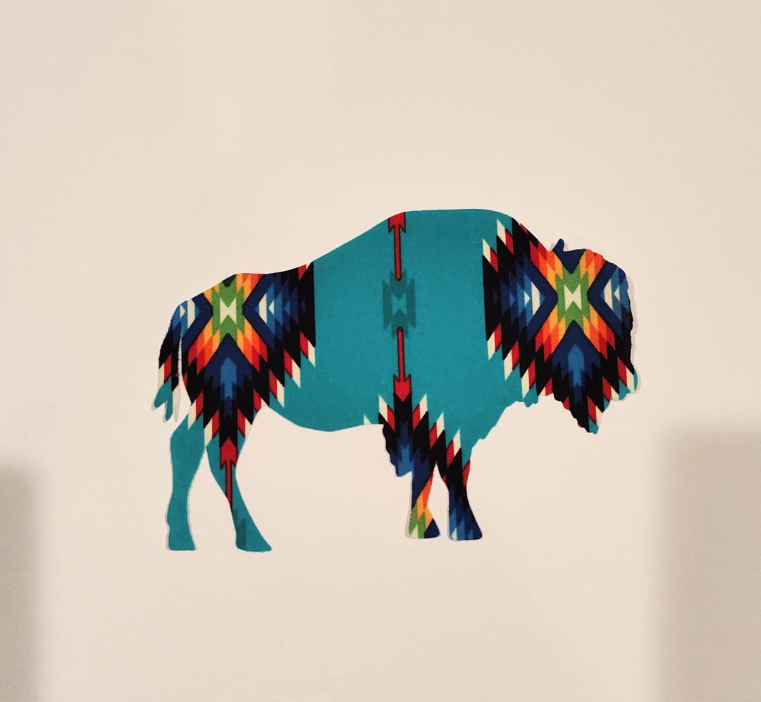 Buffalo Applique, Buffalo Patch, Buffalo Heat and Bond, Buffalo ...