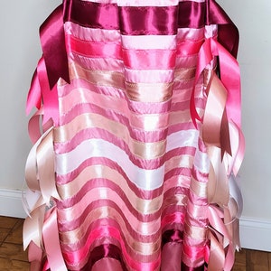 Native American Ribbon Skirt Cherry Blossom Ribbon Skirt Pink Ribbon ...