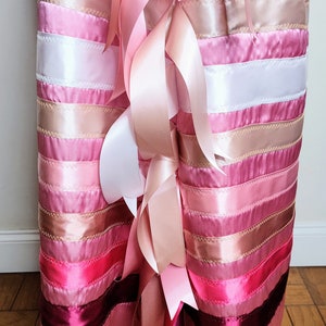 Native American Ribbon Skirt Cherry Blossom Ribbon Skirt Pink Ribbon ...
