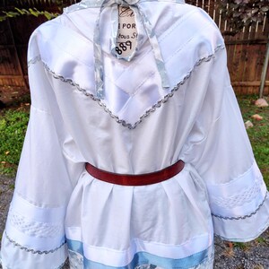 Ribbon Outfit Native American Ribbon Outfit Blue Floral Ribbon Outfit ...