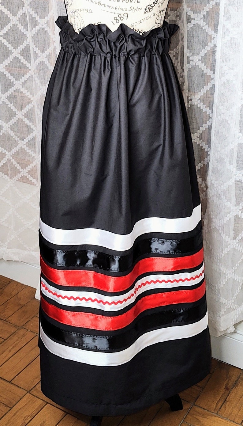 Ribbon Skirt Native American Ribbon Skirt Black Ribbon Skirt - Etsy