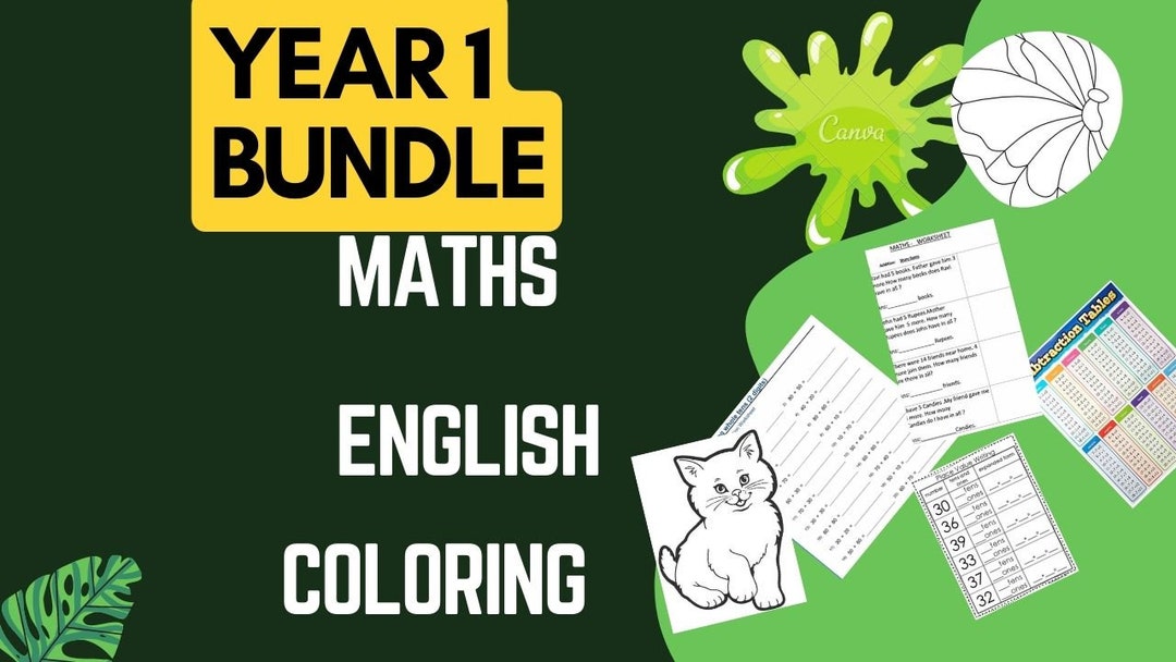 Primary Worksheet 150 Pages Bundle | Maths Worksheets | Coloring Book ...